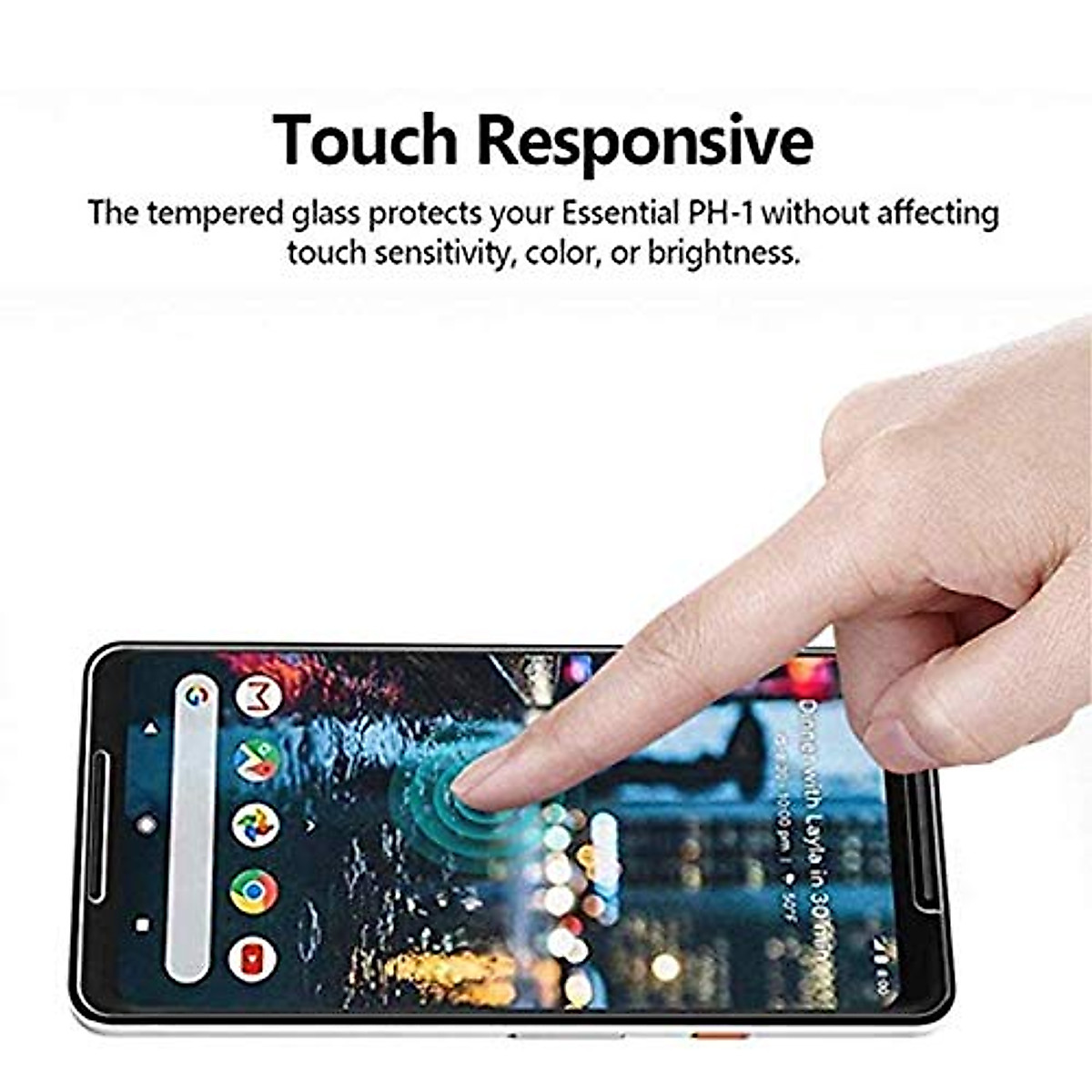 for Google Pixel 2 Clear Screen Protector - [2Pack] HD Stronger Screen Protector Tempered Glass for Google Pixel 2 PHONE