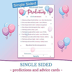 Gender Reveal Party Games - 5 Activities for 25 Guests - Double Sided Games