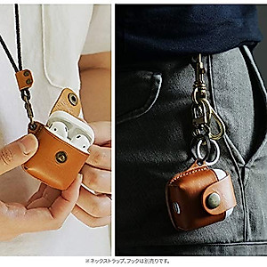 Hevitz Italian Genuine Leather Semi-Aniline AirPods Case, Blue