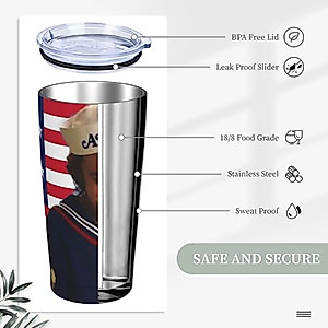 OAEWRE Joe Actors Keery Stainless Steel Mug Insulated Tumbler Coffee Mugs with Lids and Straw Double Wall Vacuum Cup 20oz