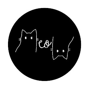 Meow Cat Funny Graphic PopSockets Swappable PopGrip