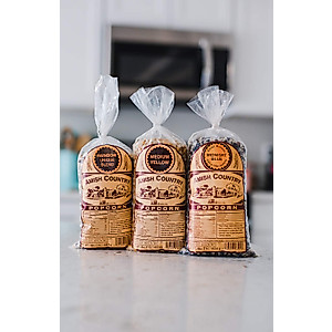 Amish Country Popcorn | 3-1 lb Bags | Variety Set | Midnight Blue, Rainbow, & Medium Yellow Popcorn Kernels | Old Fashioned, Non-GMO and Gluten Free (3-1 lb Bags)