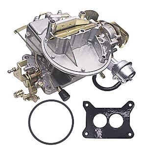 Carburetor 2100 2150 A800 2 Barrel Carburetor Compatible with Jeep Engine F100 F250 F350 360 Cu ,Compatible with Ford 289 302 351Cu With Electric Choke Mounting Gasket