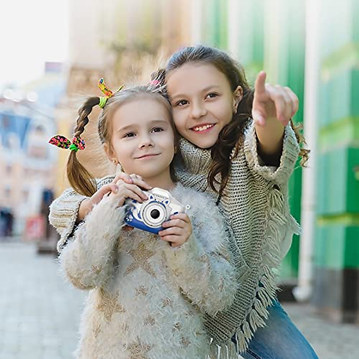 #LO6xO5 New Children's Photography Video Hd Mini Digital Camera Front and Rear Dual Lens 4000W Hd Children's Gift Camera CHRI