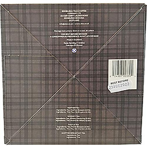 Edinburgh Tea & Coffee Company, The Scottish Collection 4-Flavor Variety Pack, 40-Count Tea Sachets