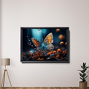 Abstract Painting Buy Canvas Wall Art, Butterfly Painting Art, Butterfly canvas, bedroom Butterfly wall art,Watercolor abstract Butterfly canvas painting