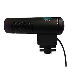 Stereo Shotgun Microphone with Windscreen for Nikon COOLPIX P1000