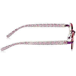 Foster Grant Daniella Reading Glasses, Purple/Transparent, 59 mm