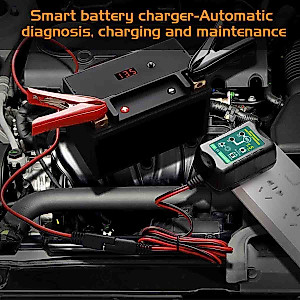 12V Battery Charger Maintainer Trickle for Harley Davidson Motorcycle Car