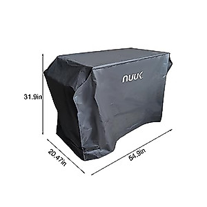 NUUK 20IN x 42IN Waterproof Cover for Outdoor Cooking Stations, 42IN Outdoor Prep Station Cover, Heavy Duty UV Resistant BBQ Grill Table Cover