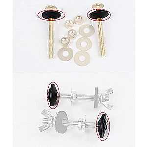20-pcs Toilet Bolt Rubber Washers for Screws Toilet Tank to Bowl Prevent Leakage Bolt Kits Conical Washers M610-Pcs/M810-Pcs