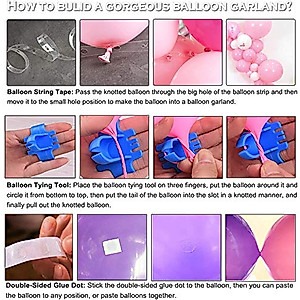 Blue Party Balloon Garland Kit, 135 Pack Blue Light Blue Silver Confetti Balloons Garland Kit Ideal for Boy Baby Shower Birthday Party Decorations