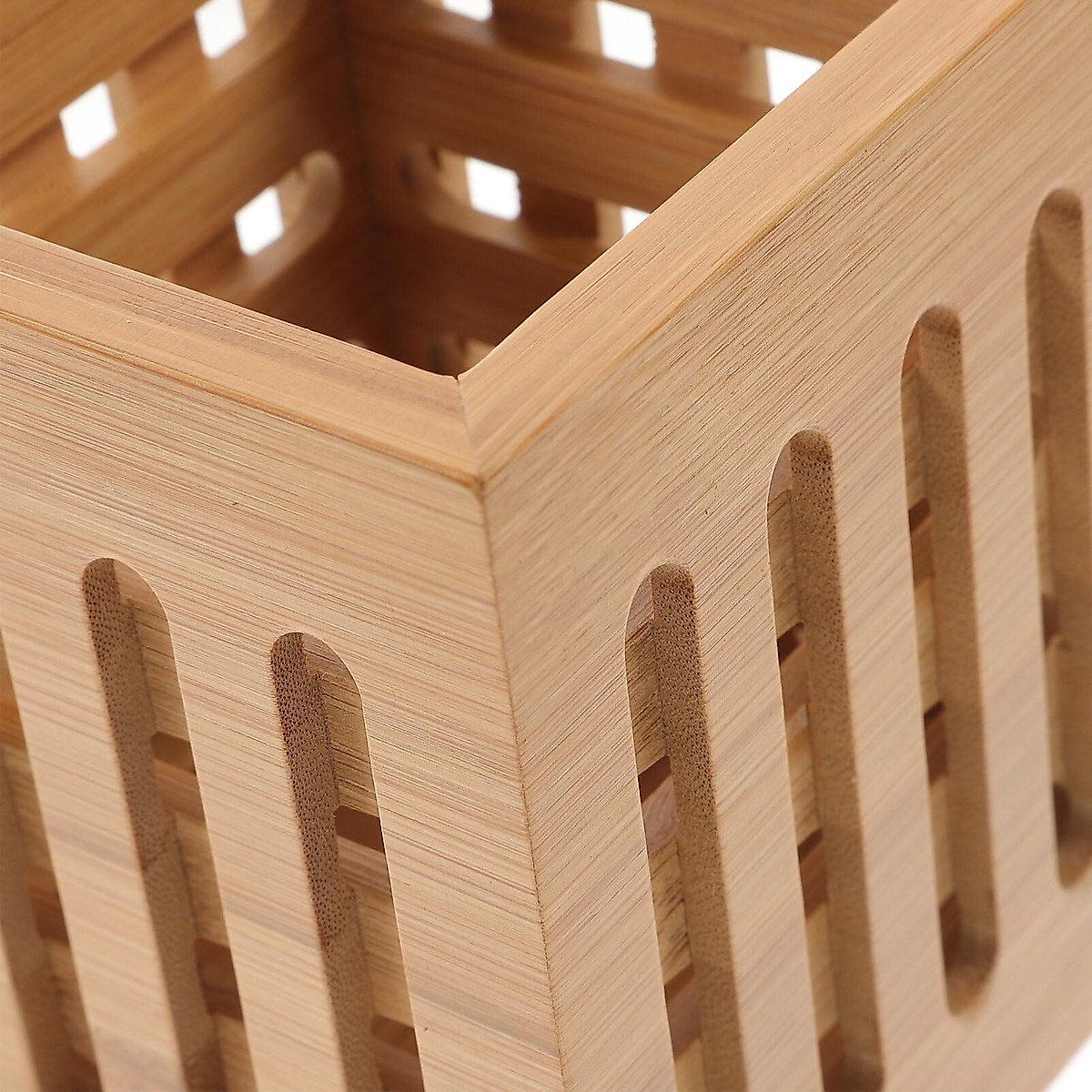 Cabilock Dishes Drying Rack Korean Chopsticks Cutlery Drying Holder Basket Wooden Bamboo Chopsticks Holder Tableware Drainer Cutlery Storage Organizer Caddy Utensil Drying Rack Korean Chopsticks