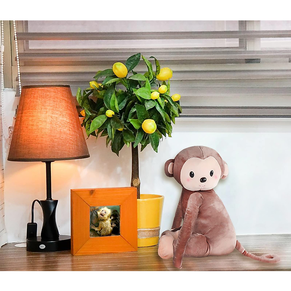 Koltose by Mash Monkey Stuffed Animal, 16 inch Stuffed Monkey for Kids Stuffed Animals, Plush Monkey Toy for Toddlers, Stuffed Monkey Doll Plush Toy for Kids, Toy Monkey Plushie