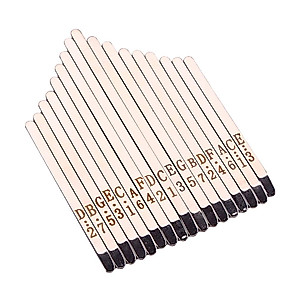 1 Set Thumb Piano Keys Thumb Piano 17 Keys Parts Accessories Kalimba Note Keys Thumb Piano Replacement Keys 17 Key Replacement Kit Kalimba Parts The Piano Music Making Tools