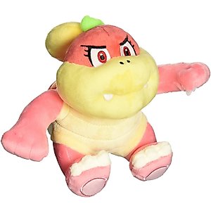 Little Buddy USA Super Mario All Star Collection Bun Bun/Pom Pom Stuffed Plush, Pink, Multicolor, 6"" l x 4.5"" w x 6.5"" h (1452)