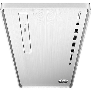 HP - Pavilion Desktop - TP01-0014 - Intel Core i3-8GB Memory - 256GB Solid State Drive - Natural Silver