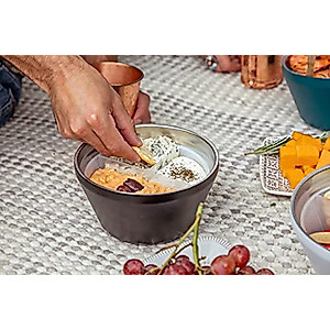 RIGWA LIFE |Custom Removable Inserts for RIGWA Food Containers | Meal Prep Bowls | Divided Food Storage Containers with Lids | Divide & Conquer (Set of 2) |