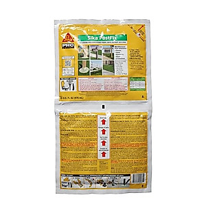 Sika Postfix Fence Post Mix, Mix-in-The-Bag Expanding Foam for Supporting Non-Structural Posts, Fence, Mailbox, and Sign Posts