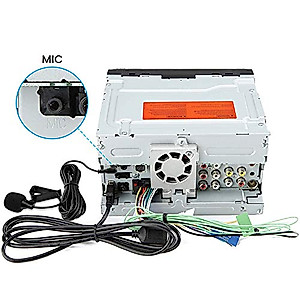 weishan Pionee Microphone for Car Radio, 2.5mm Car Extenal Mic Replacement for Pioneer Vehicle Bluetooth Enabled Stereo Radio GPS DVD Head Unit