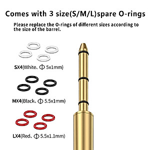 Tipfun .22LR Red Laser Bore Sight End Barrel Laser Boresighter Easy to Fit Revolvers Pistols Rifle and Air Guns