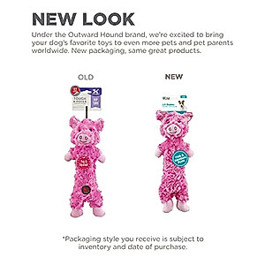 Outward Hound by Charming Pet Lil' Dudes Pig Plush Squeaky Dog Toy