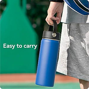 Prurex Replacement Lid for Hydroflask,Klean Kanteen,Simple Modern Wide Mouth Bottles, Flask Cap for 12-64oz Sports Water Bottles Accessories (2 Pack）