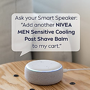 Nivea Men Sensitive Cooling Post Shave Balm with Vitamin E, Chamomile and Seaweed Extracts, 3 Pack of 3.3 Fl Oz Bottles