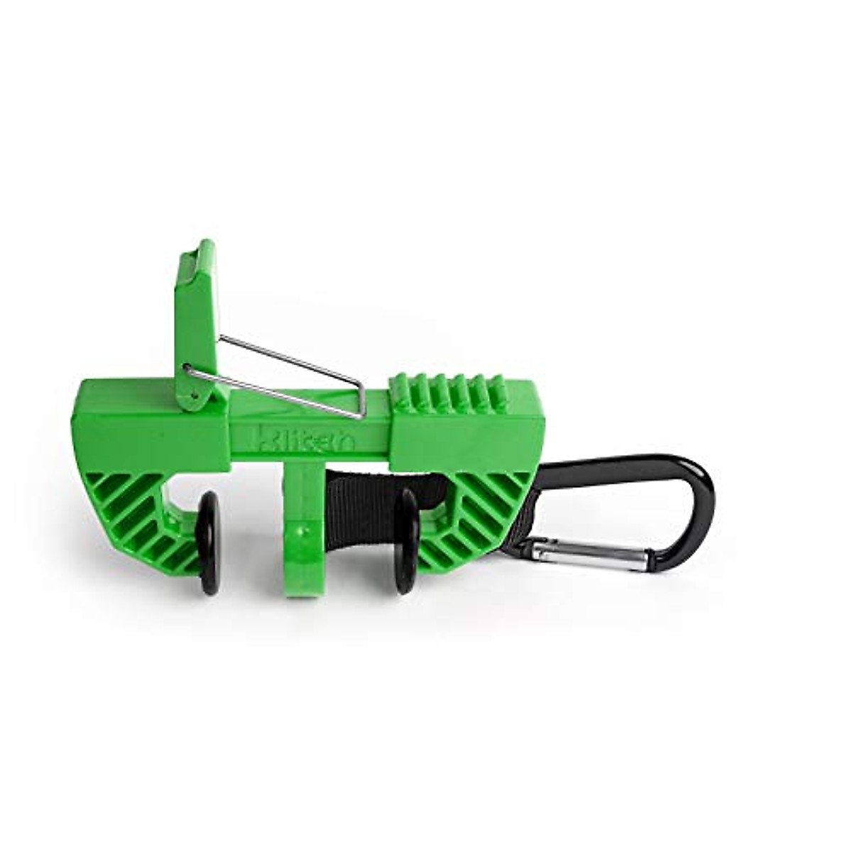 Klitch Footwear Clip, Shoe Bag, Hang Extra Shoes Cleats Boots or Gear on Your Bag. Works on Soccer, Baseball, Basketball, Track, Running Shoes, Flip Flops and More. Green