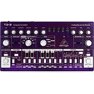Behringer TD-3-GP Analog Bass Line Synthesizer - Purple