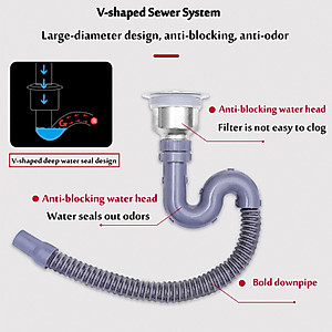 Commercial Kitchen Sink Set, Outdoor Utility Sink, Industrial Garage Sink, Freestanding Catering Sink, for Restaurant, Bar, Laundry, Garage, Backyard (Color : Single Cold, Size : 68x44cm)