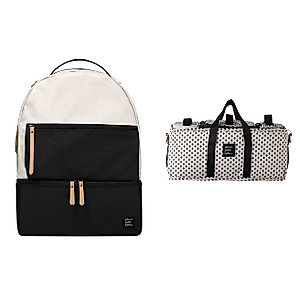 Petunia Pickle Bottom - Axis Backpack (Birch/Black) + Caddy (Positive) Bundle