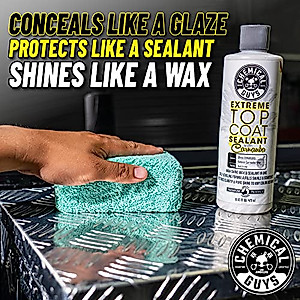 Chemical Guys WAC21016 Extreme Top Coat Wax & Sealant With Carnauba, Safe for Cars, Trucks, SUVs, Motorcycles, RVs & More, 16 fl oz