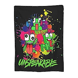 Throw Blanket Anti-Pilling Flannel Ultra Soft Cozy Fleece Boys Fans Merchandise for Sofa Bed Girls Adults Gifts (50"X40")