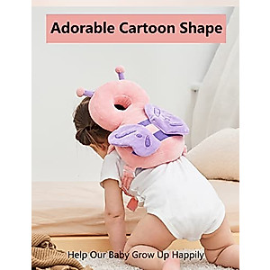 Toddler Baby Head Protection Cushion Backpack Wear,Brown Tiger