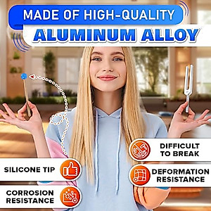 432 Hz Tuning Fork for Healing Set Music Therapy Instruments - Tuning Fork Medical Musical Forks for Healing Chakra Set Stress Relief - Fork Medical Sound Therapy Instruments Meditation Accessories