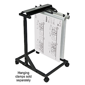 Arnos Hang-A-Plan, Mobile Blueprint Storage Rack, Height Adjustable