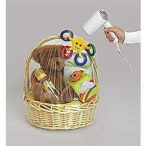 Clear Jumbo Shrink Wrap Cellophane Bag - 24" x 30" - Perfect for Gift Baskets, Birthday, Baby Shower, Bridal Shower & More (1 Roll)