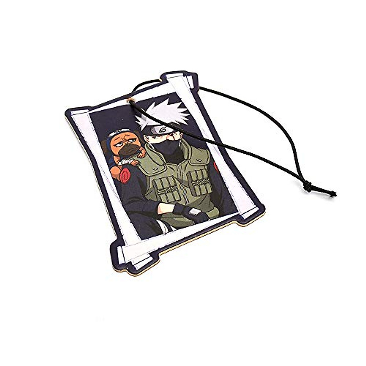 Naruto Shippuden Fleece Blanket for Couch Sofa and Bed | 45 X 60 Inches Naruto Blanket with Free Air Freshener Featuring Kakashi | Official Licensed | by Just Funky