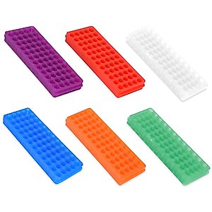 6pcs microcentrifuge Tube Rack lab centrifuge Tube Holder Stand lab Test Tube Pipe Holder with Double Panel 60 Wells for 0.5ml-2ml Centrifugal Tube