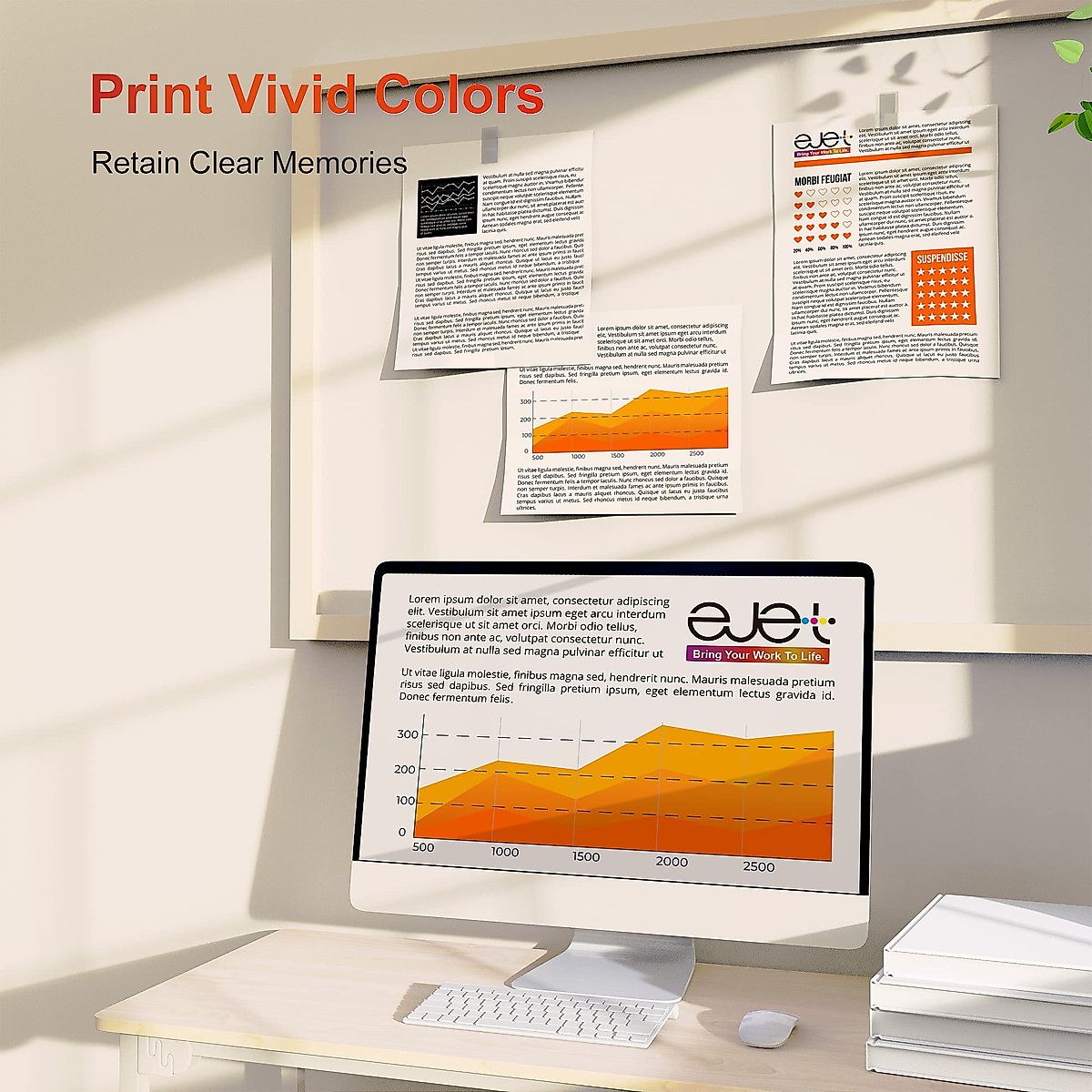 ejet Phaser 6510/ Workcentre 6515 High Capacity Toner Cartridge (5500 Pages) Compatible Replacement for Xerox Phaser 6510 WorkCentre 6515 Printer (1 Black, 1 Cyan, 1 Magenta, 1 Yellow, 4-Pack)