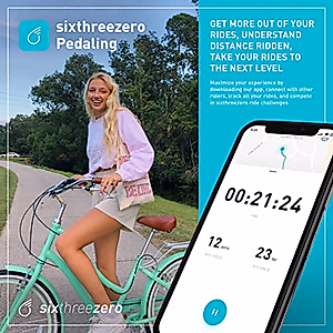 sixthreezero EVRYjourney Women's Beach Cruiser Bike, Step-Through Touring Hybrid Bicycle