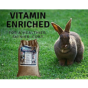 Hollywood Rabbits Feed - 9 Lb. Premium Feed | Hand Crafted High-Fiber | Probiotics for Digestive Health