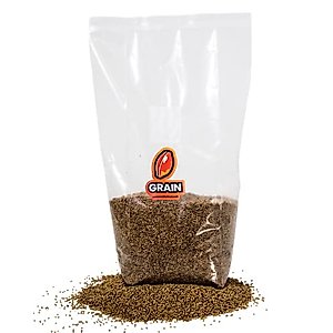 MushroomSupplies.com Sterilized Grain Bag for Mushroom Growing | Millet Substrate | 0.2 Micron Filter Mycobag Grow Kit | Mycology Cultivation Supplies (3LB)