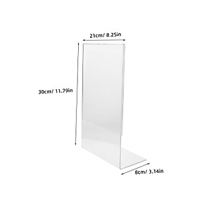 NUOBESTY Writing Slant Board Transparent Writing Stand Acrylic Writing Slope Board to Improve Handwriting Legibility Endurance for Office Reading Drawing