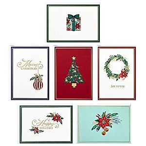 Hallmark Boxed Christmas Cards Assortment, Holiday Icons (48 Cards with Envelopes) (1XPX5173)