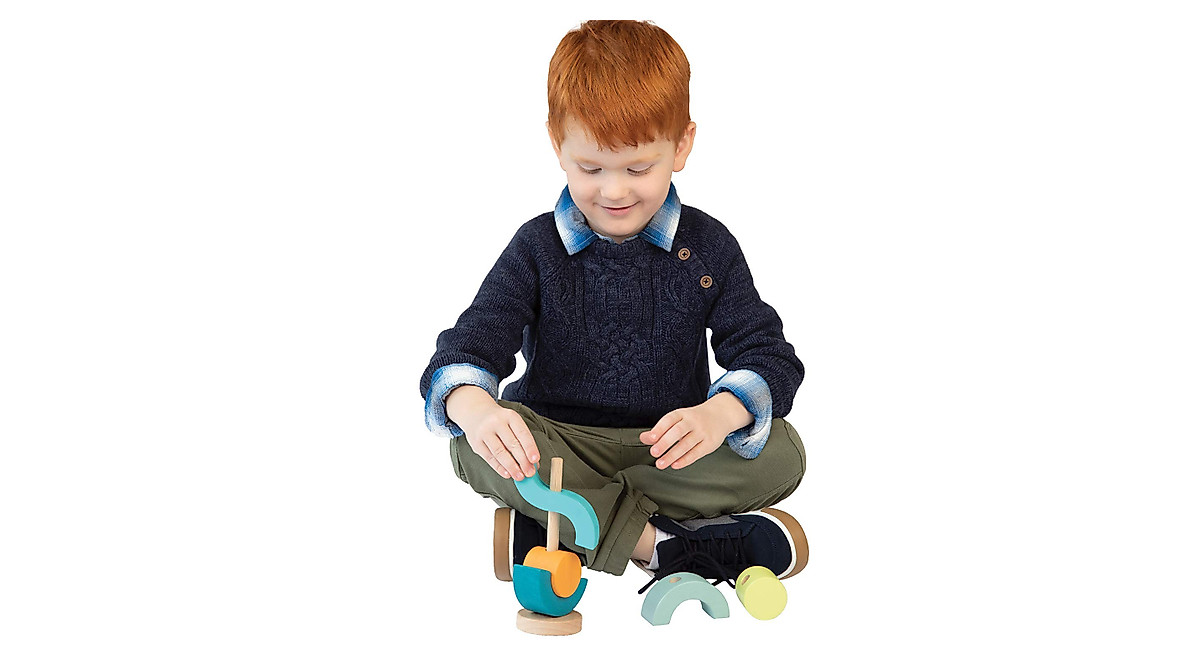 Manhattan Toy Boom Shock-A-Locka Stacking Toy for Toddlers
