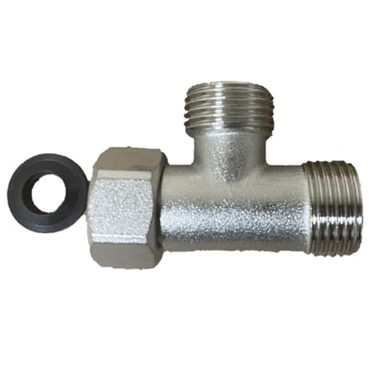 Stainless Steel Bidet T-Adapter 1/2 inch Female, 1/2 inch Male