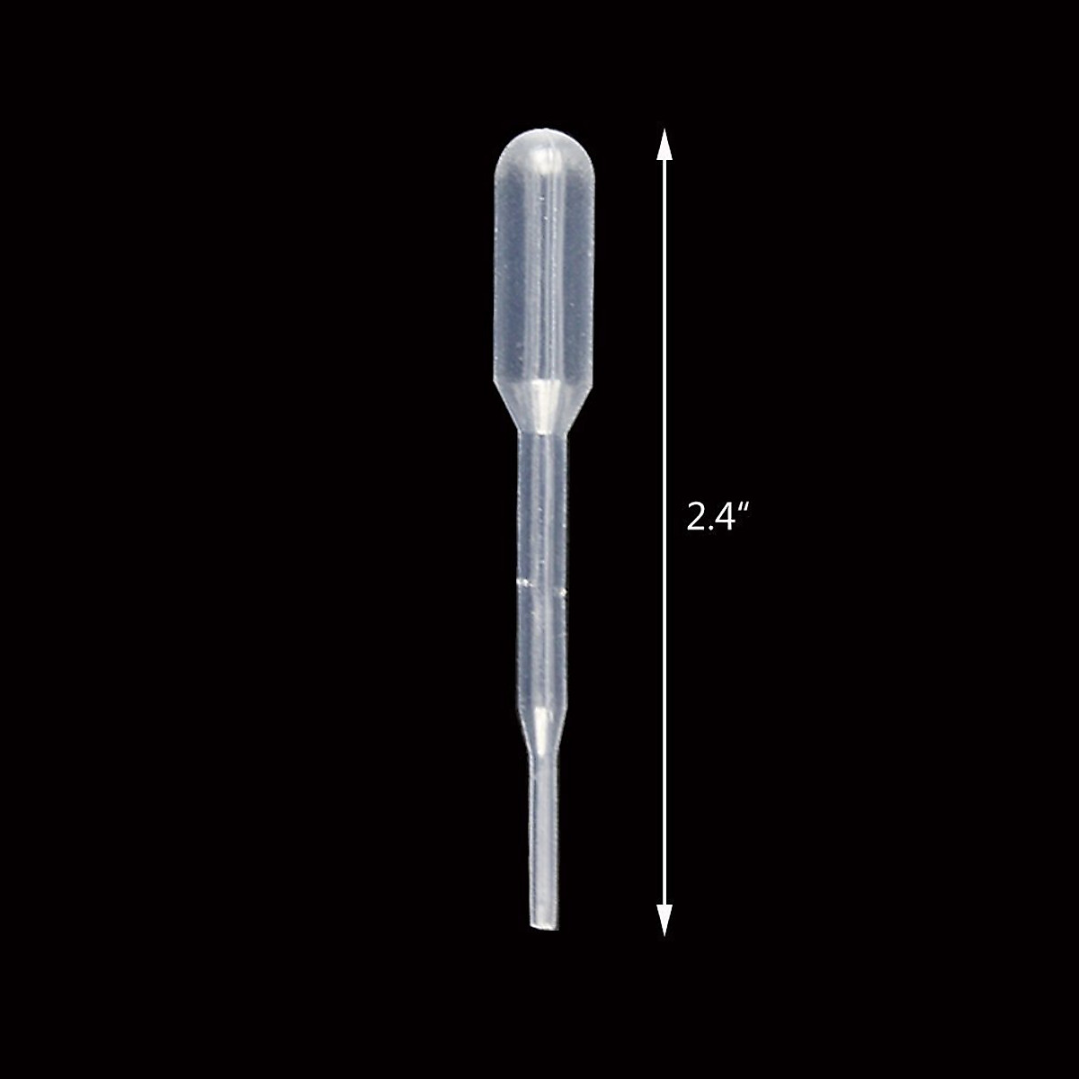 Haishell 300 PCS 0.2ML Transfer Pipettes,Clear White Plastic Graduated Pipettes for Essential Oils,Disposable Liquid Pipettes