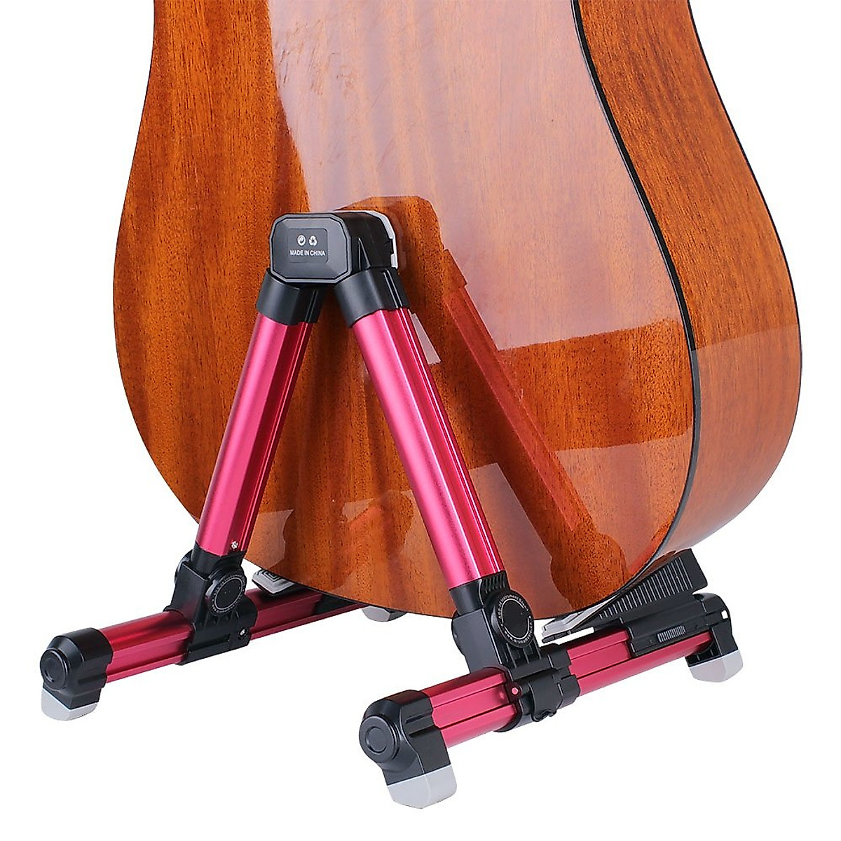 ENO Music Folding Acoustic Guitar Stand, Suitable for Electric Guitars, Bass Guitars
